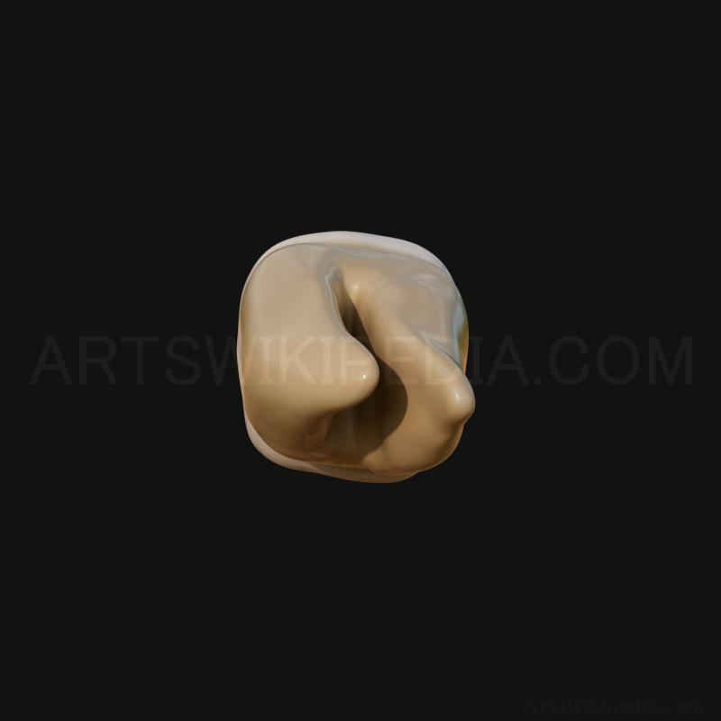 3D Model of mandibular left third molar