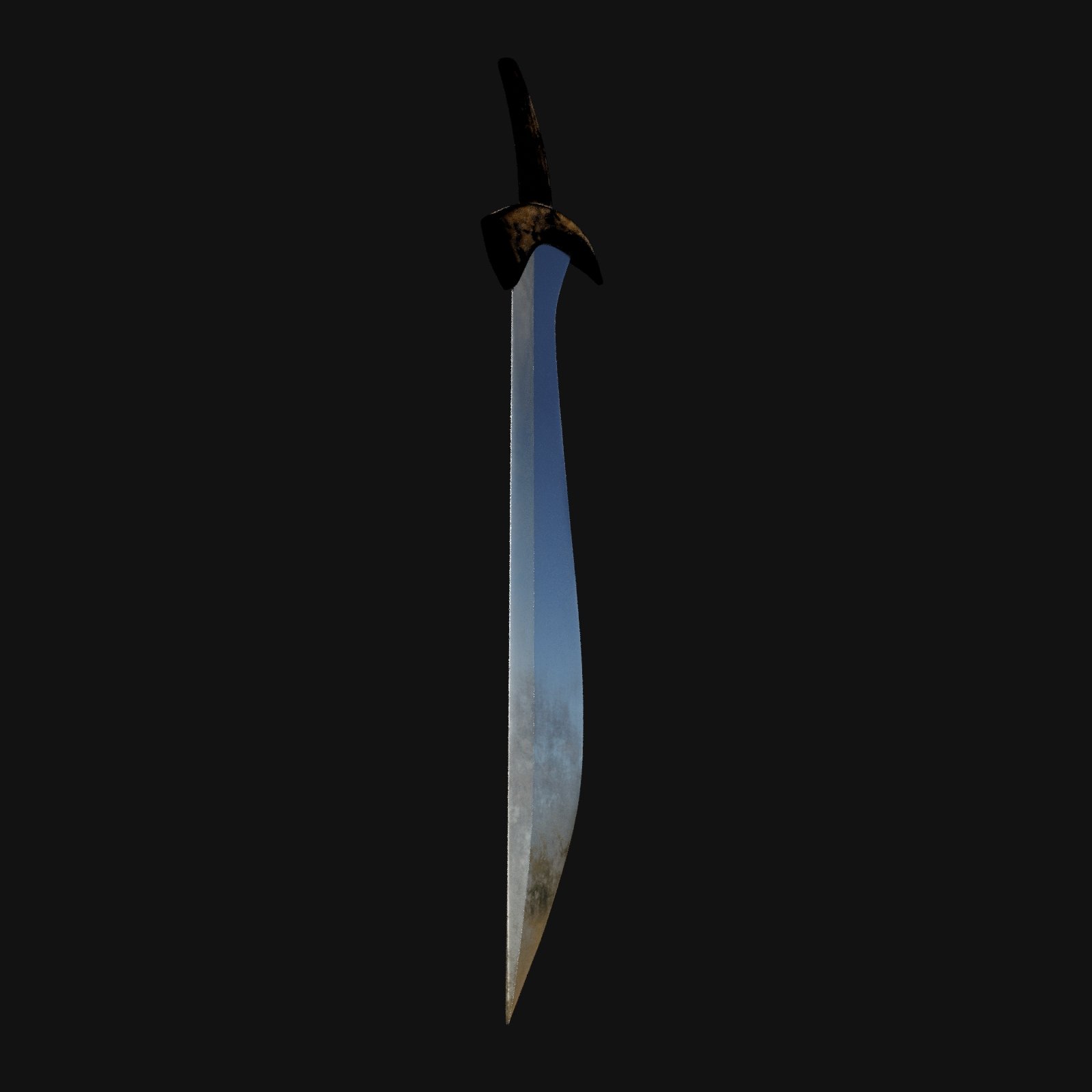 Divine Excalibur: Legendary 3D Model Sword of Virtuous Might