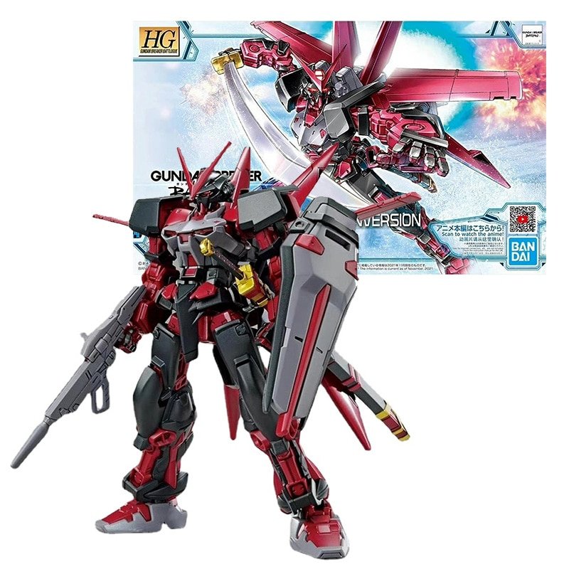 Bandai Genuine Gundam Model Kit Anime Figure HG 1/144 Astray Red Frame ...