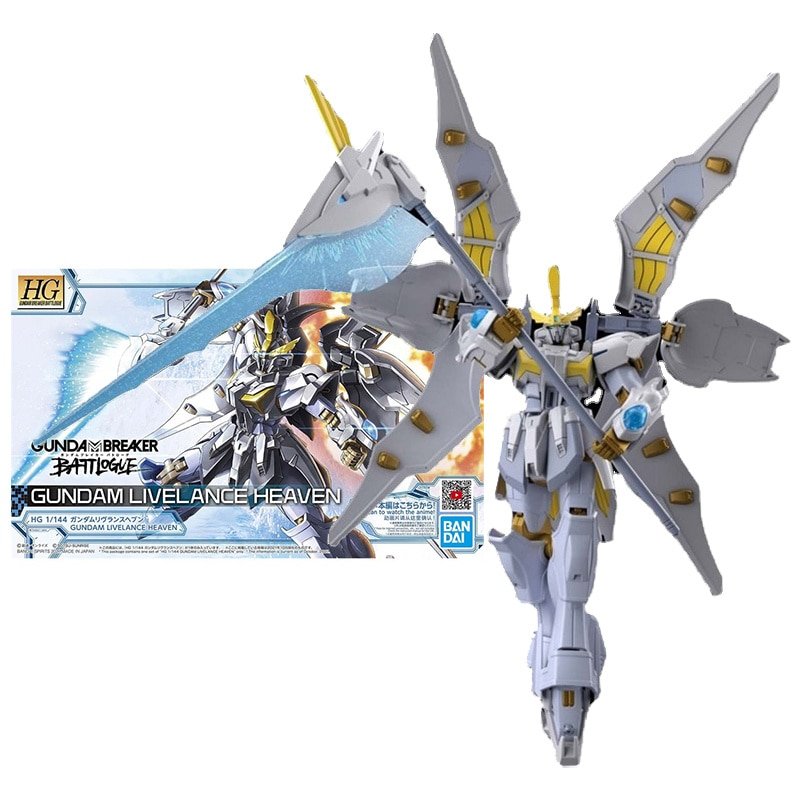 Bandai Genuine Gundam Model Kit Anime Figure HG 1/144 Livelance Heaven ...
