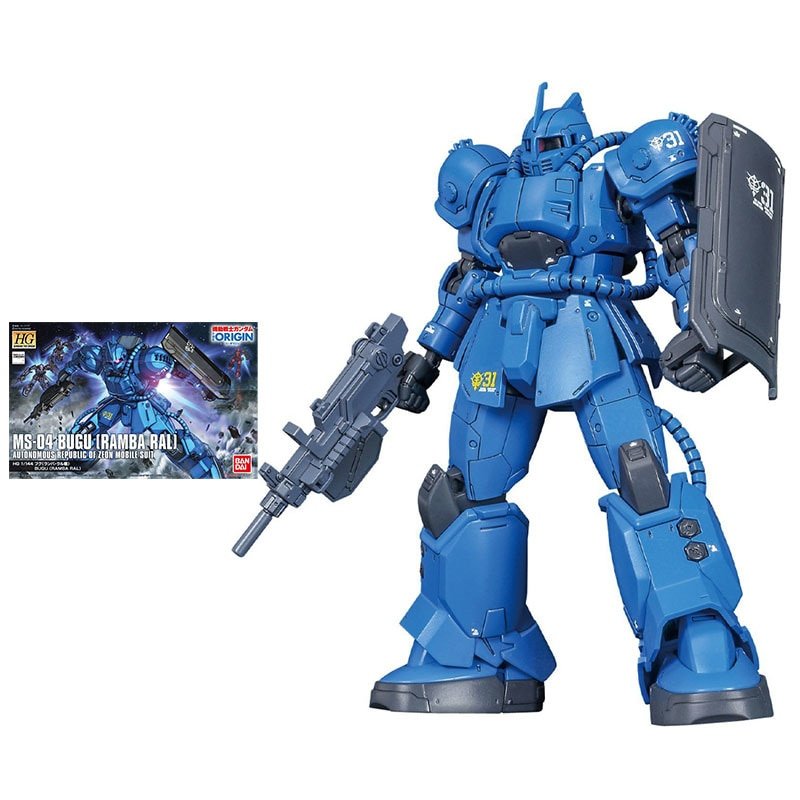 Bandai Gundam Model Kit Anime Figure HG GTO 012 MS-04 Bugu Ramba Ral ...