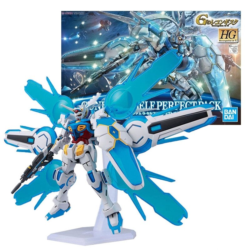 Bandai Genuine Gundam Model Kit Anime Figure HG G-Self Perfect Pack ...